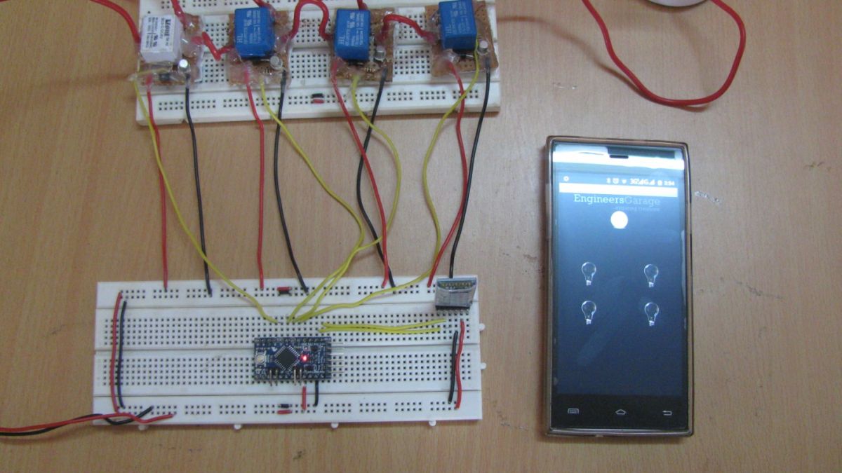 Arduino Projects Mobile Controlled Home Automation System Using Arduino And Android