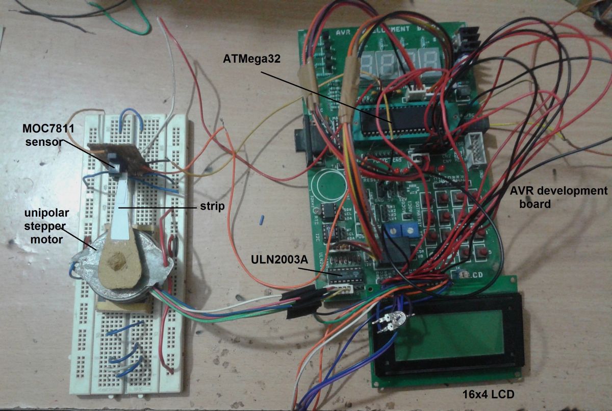 Micro Controller Based Automatic Stepper Motor Step Angle Identifier