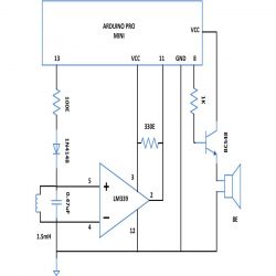 Arduino Projects - Metal Detector Circuit