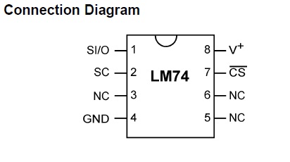Measuring Temperature using LM74 temperature sensor by Texas Instruments and Pic18f452 ...