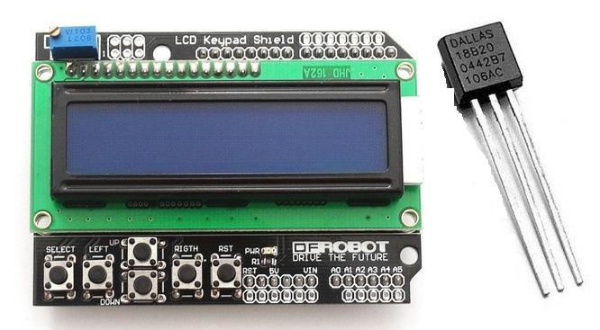 Ds18b20 Temperature Sensor Interface With Arduino Uno And Temperature Display On Arduino Lcd
