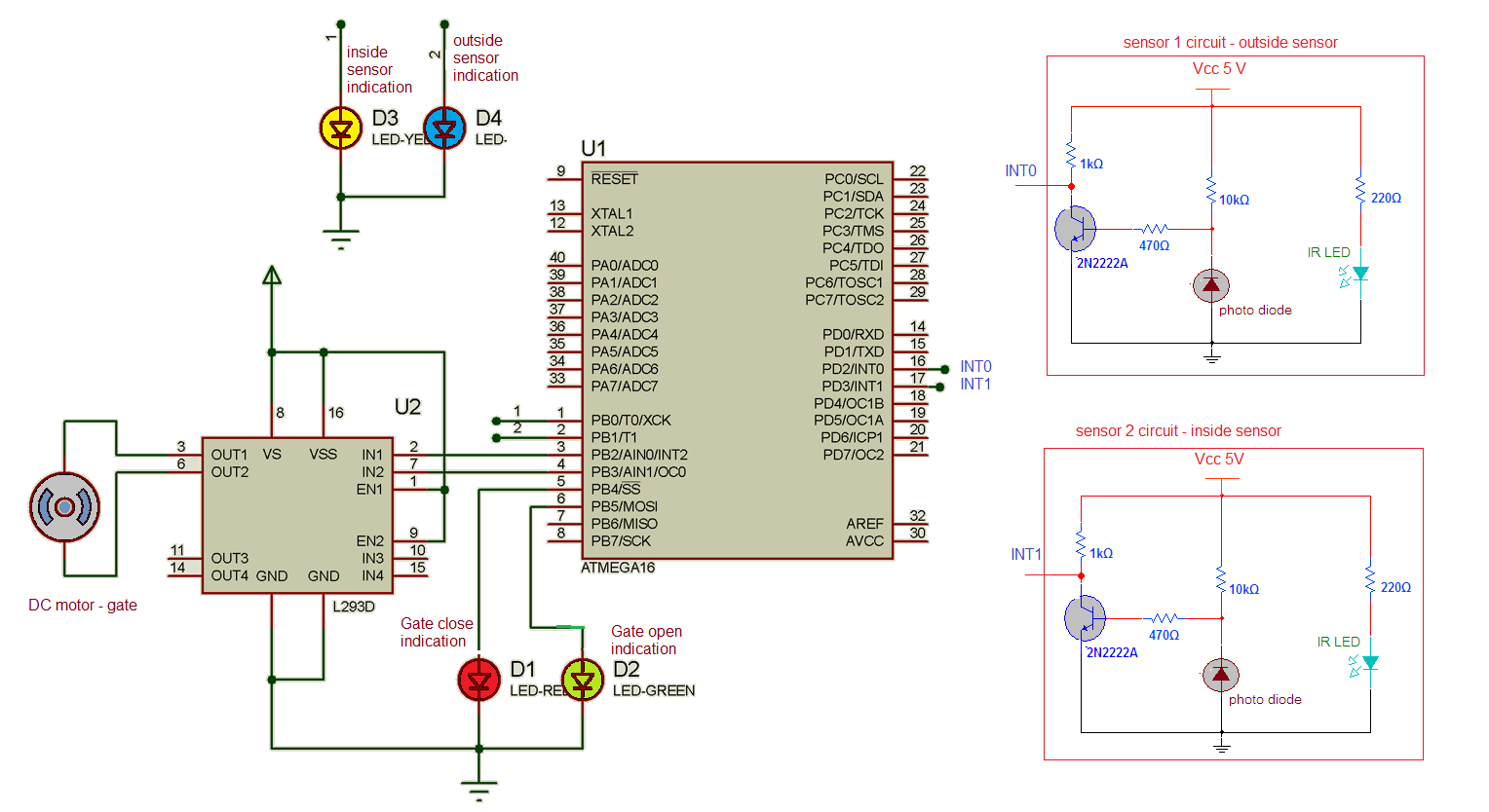 AVR Micro Controller Based Automatic Gate