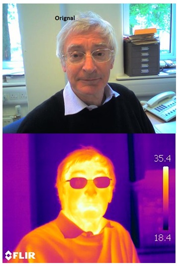 How to Find Something Secretly using IR Radiation