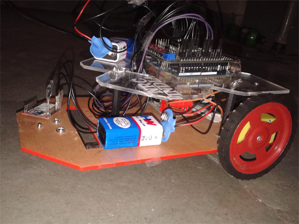 Android Phone Controlled Bluetooth Motion Vehicle