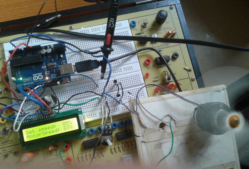 Arduino Based Dc Motor Speed Controller