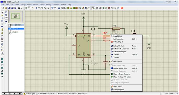PCB Layout Design with Proteus