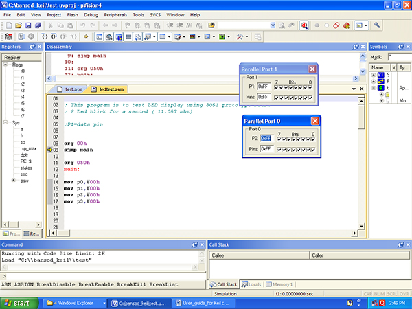 How to Use Keil Cross Compiler Version 4 for 8051 Microcontroller
