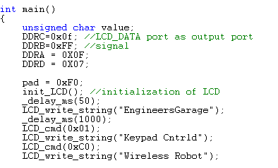 Keypad Controlled RF based Wireless Robot