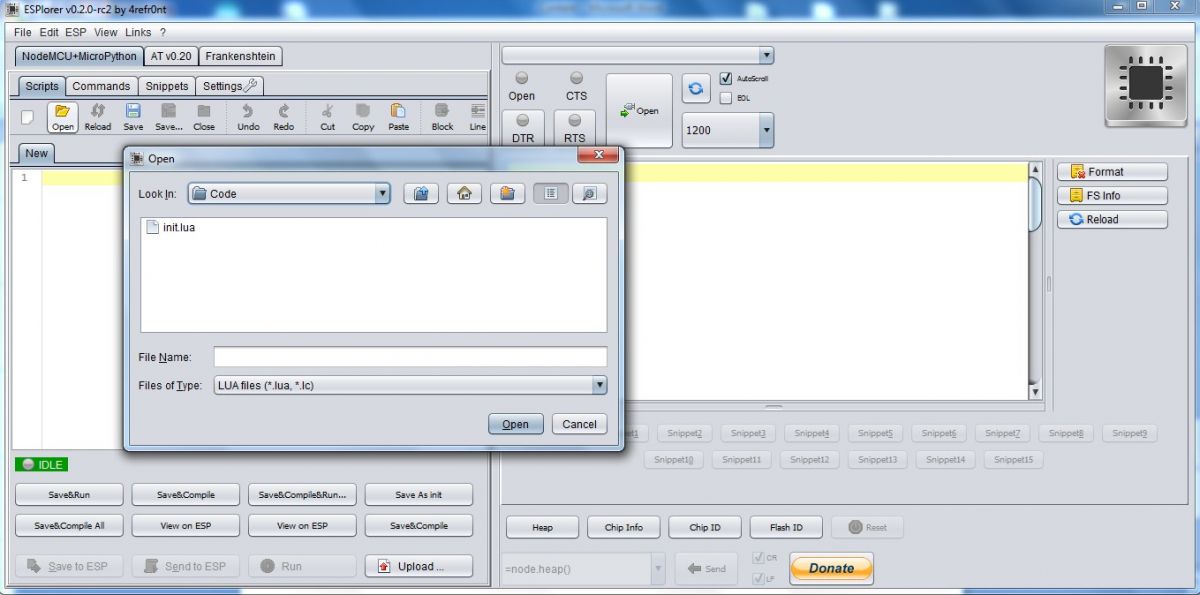 Open WiFi Scanner using Esp8266