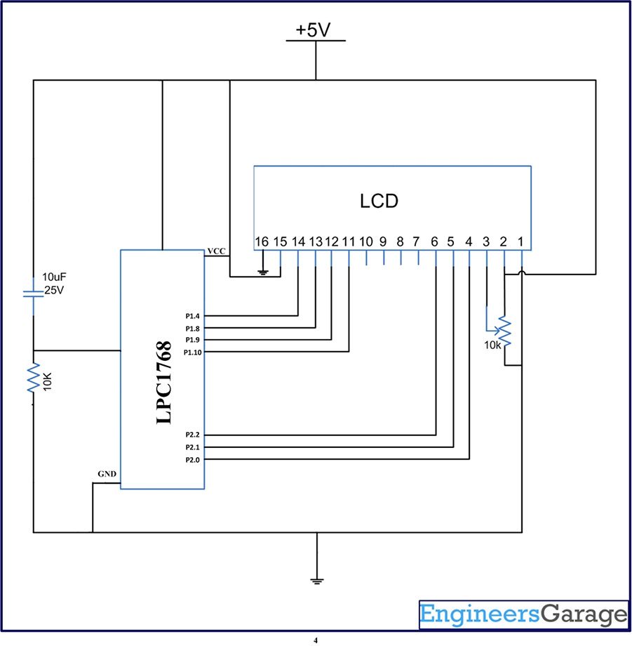 Lcd Interface In 4bit Mode With Lpc1768 Part 521