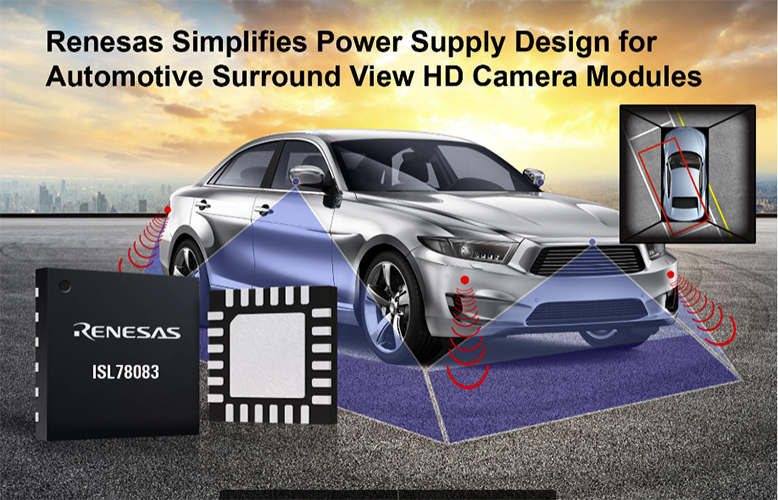 Renesas launches new PMIC for automotive camera systems