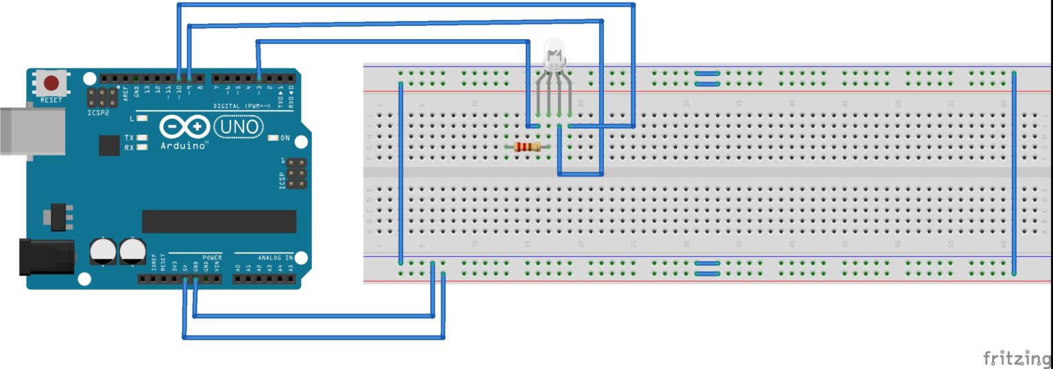 Arduino compatible coding 08: Interfacing an RGB LED using Arduino