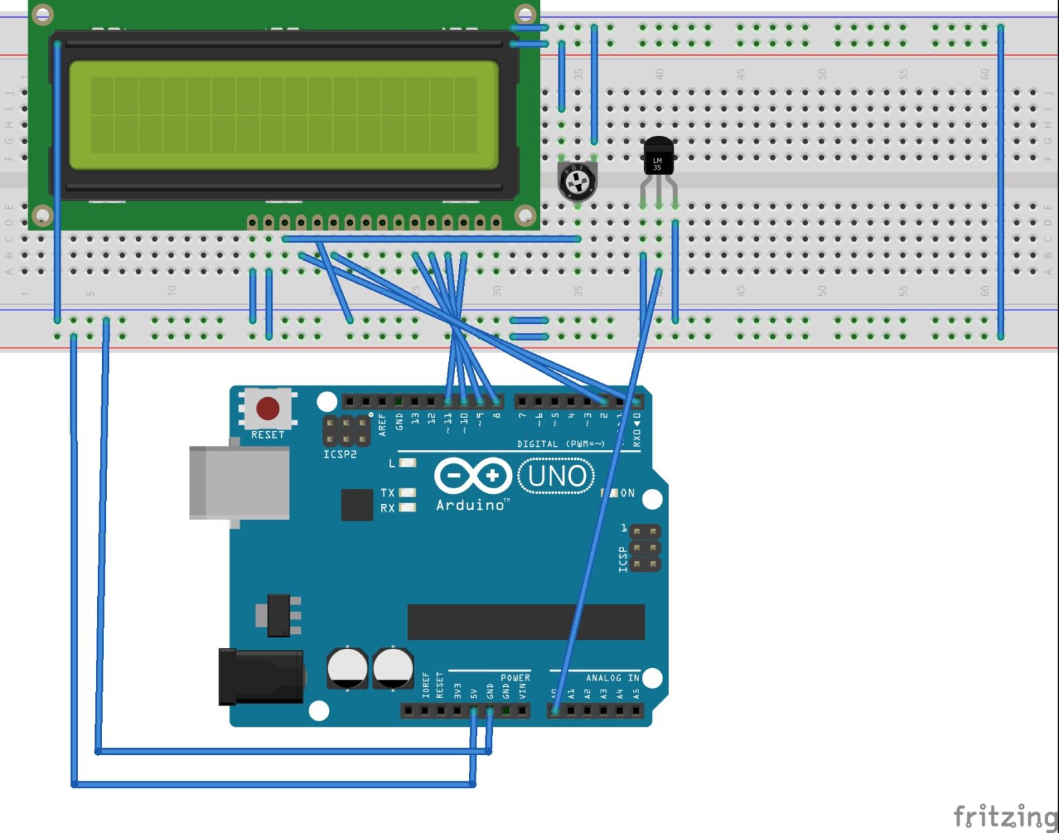 Arduino compatible coding 14: Interfacing the LM35 temperature sensor with Arduino