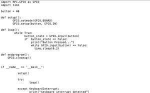 RPi Python Programming 15: Interfacing a push button & digital input