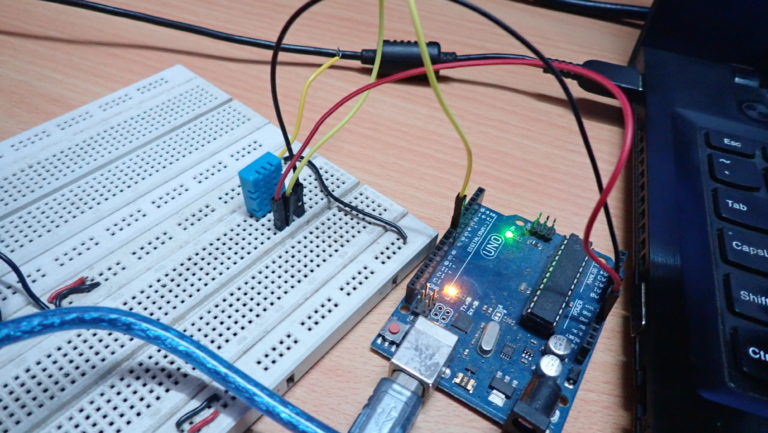 Arduino compatible coding 15: Reading sensor data from DHT-11 without ...