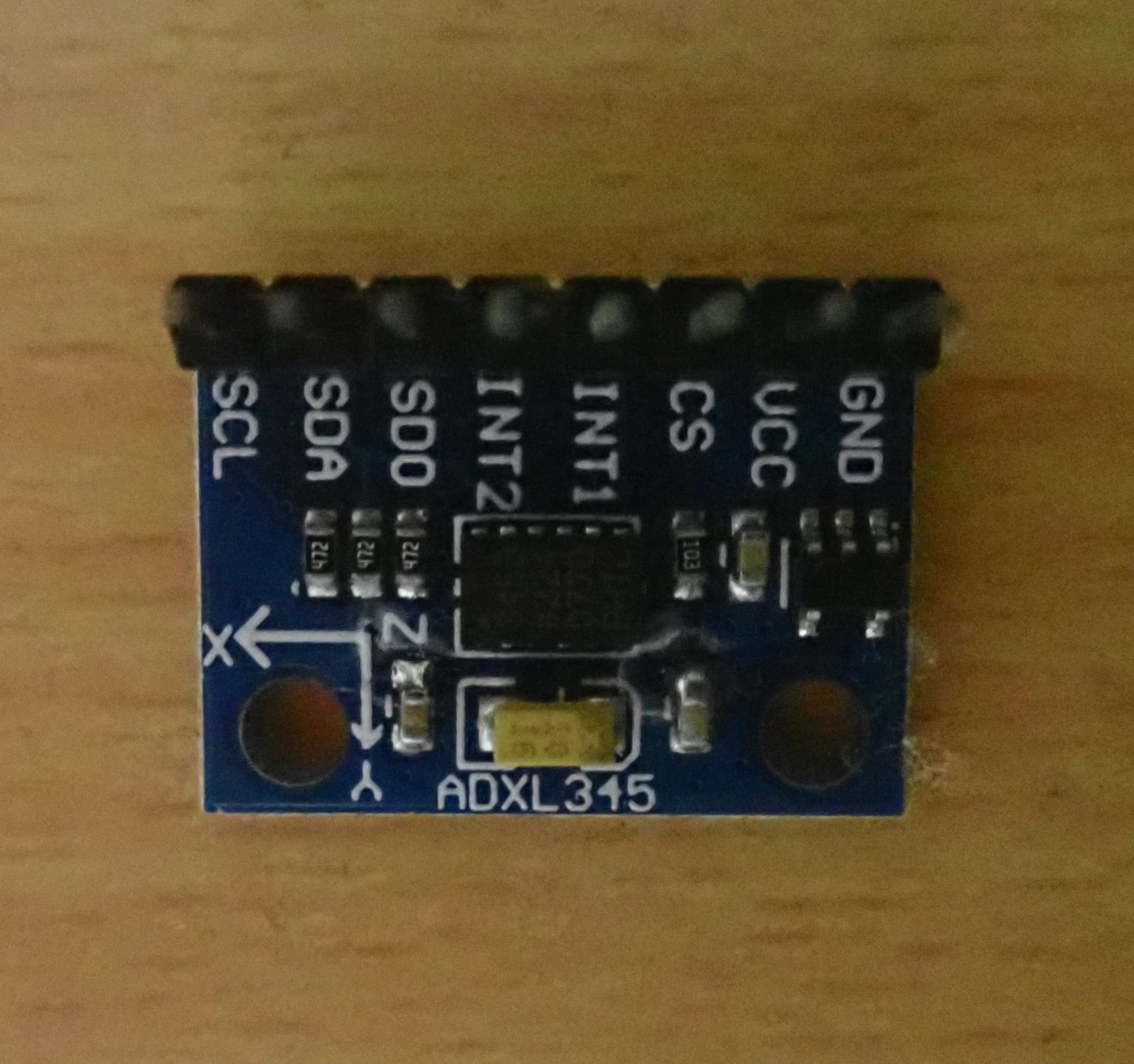 Interfacing ADXL345 Accelerometer with Raspberry Pi