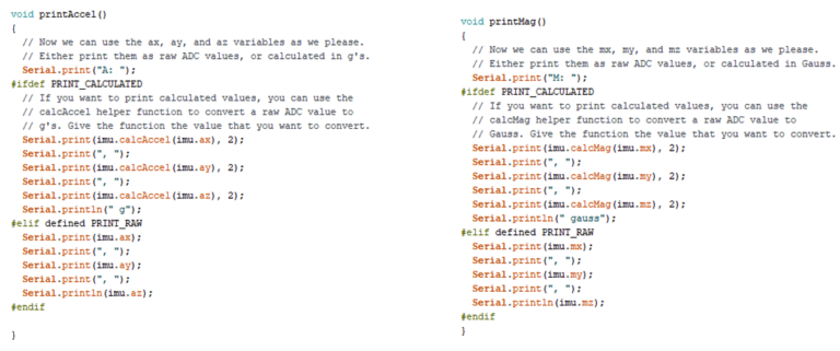 Interface SparkFun 9DoF sensor stick with Arduino Uno