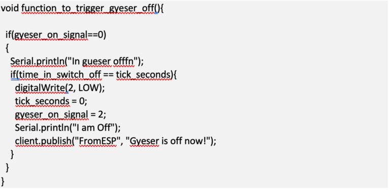 IoT-based water geyser