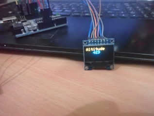 Altitude meter using BMP180, Arduino and SSD1306 OLED