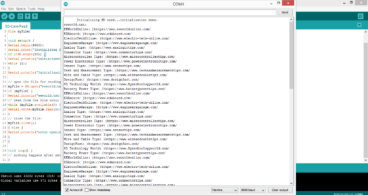 Sensor data logging in SD and Micro SD card