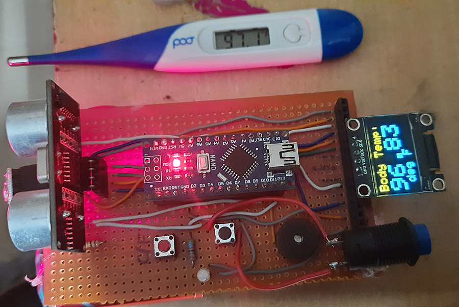 How to design a smart, contactless temperature-measurement gun