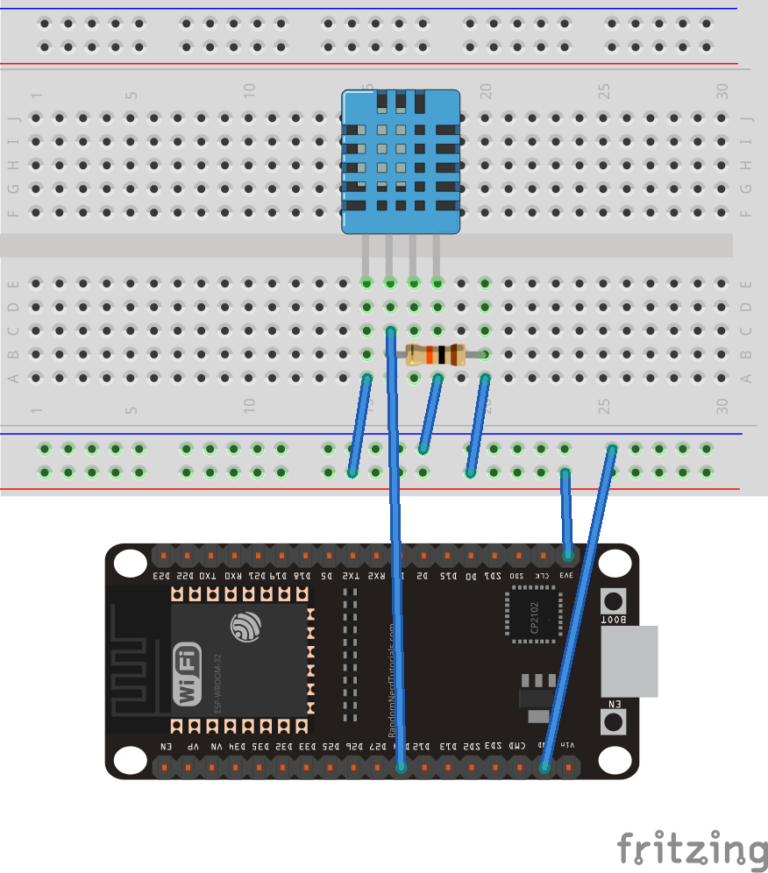 MicroPython Project - ESP8266 ESP32 Online Weather Station