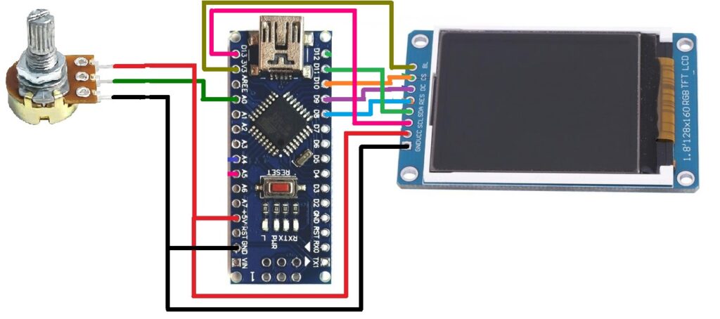 Sensor Value Display On Tft Lcd Using Arduino Part I