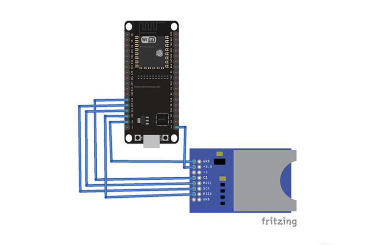 Micropython How To Write And Read Text Files On A Microsd Card Using Esp32