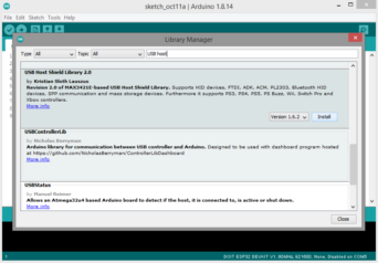 How to read input from USB keyboard on Arduino