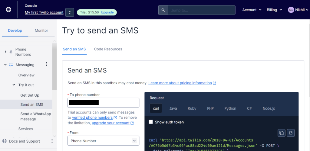 How to send SMS alerts from ESP32 without a GSM modem