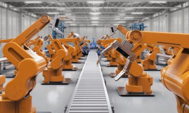 What are the components of robotic arms and industrial robots?