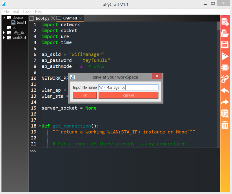 How to design an ESP32 WiFi manager using MicroPython