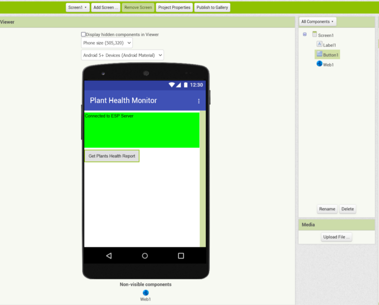 How to build a plant health monitor using ESP8266 and the MIT App Inventor