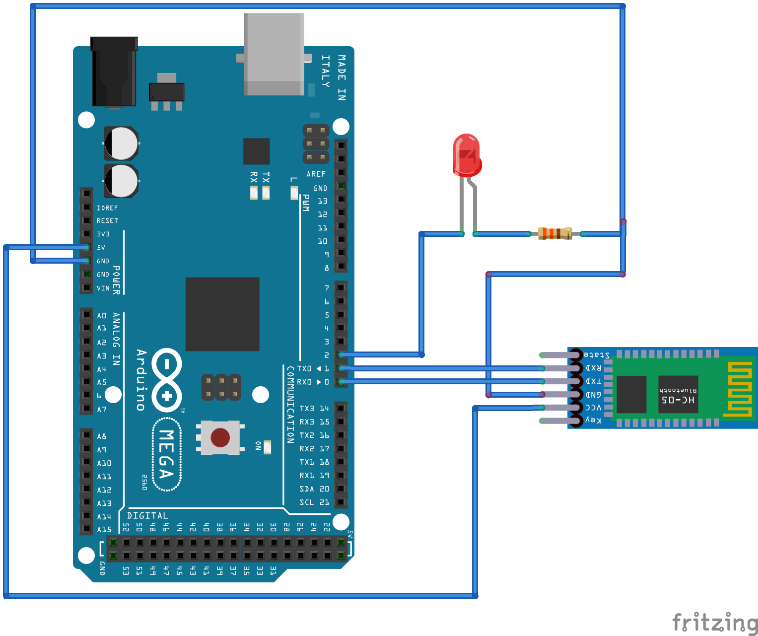 How to control LEDs using the MIT App Inventor and Bluetooth