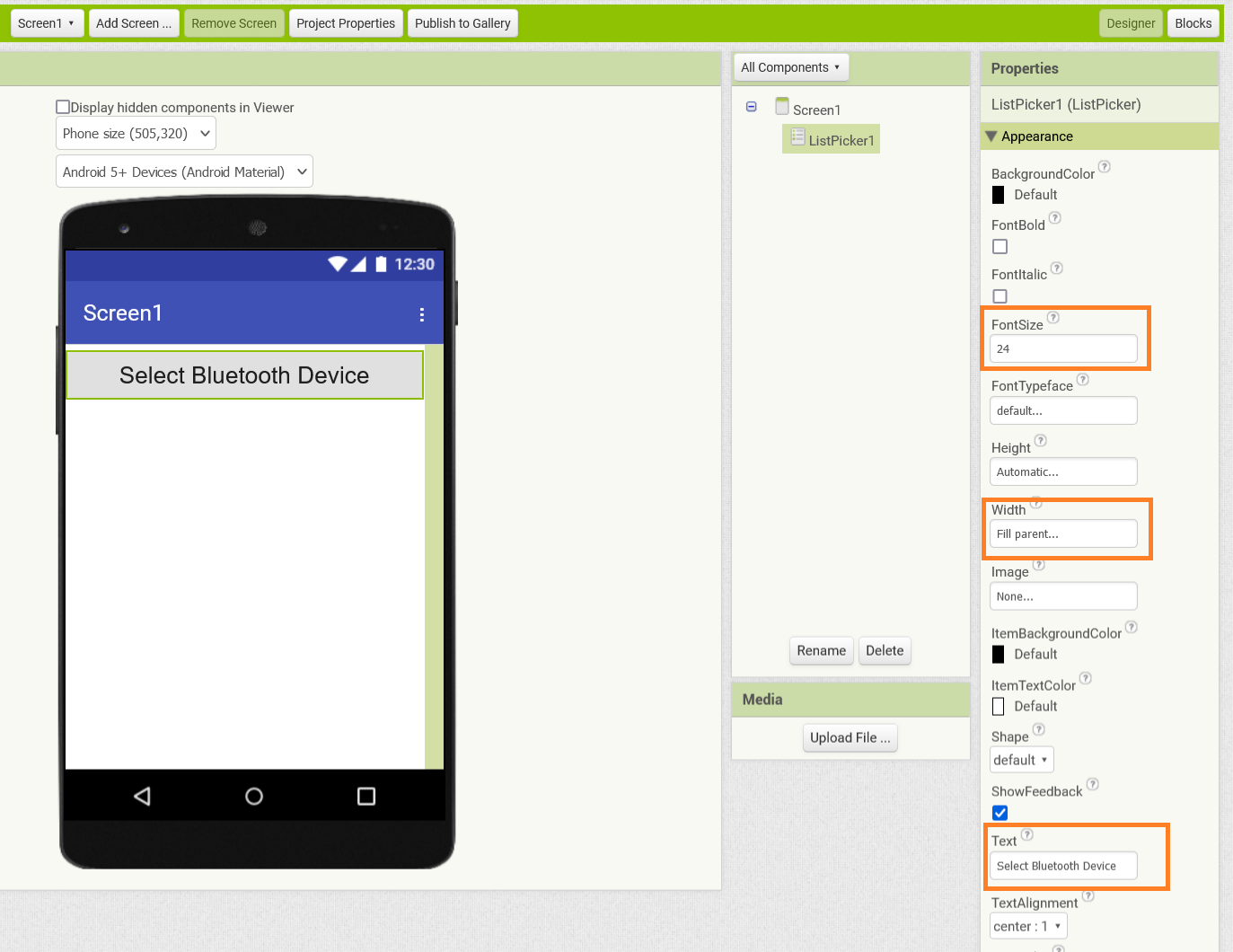 How to control LEDs using the MIT App Inventor and Bluetooth