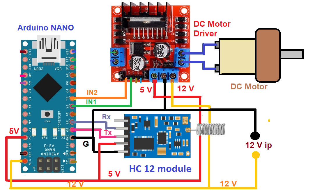 Design a Long-Range Wireless Joystick DC Motor Controller
