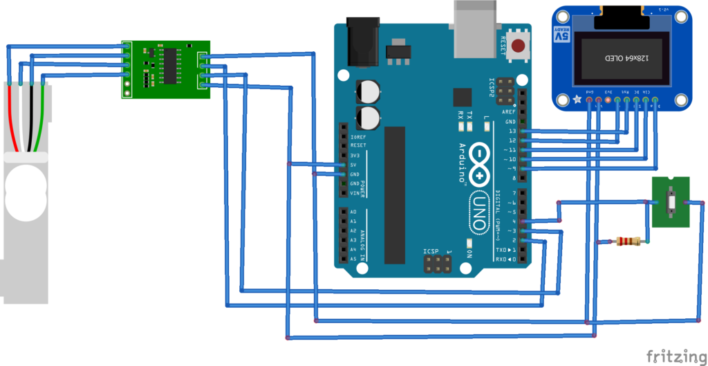 How to design a weighing scale using Arduino
