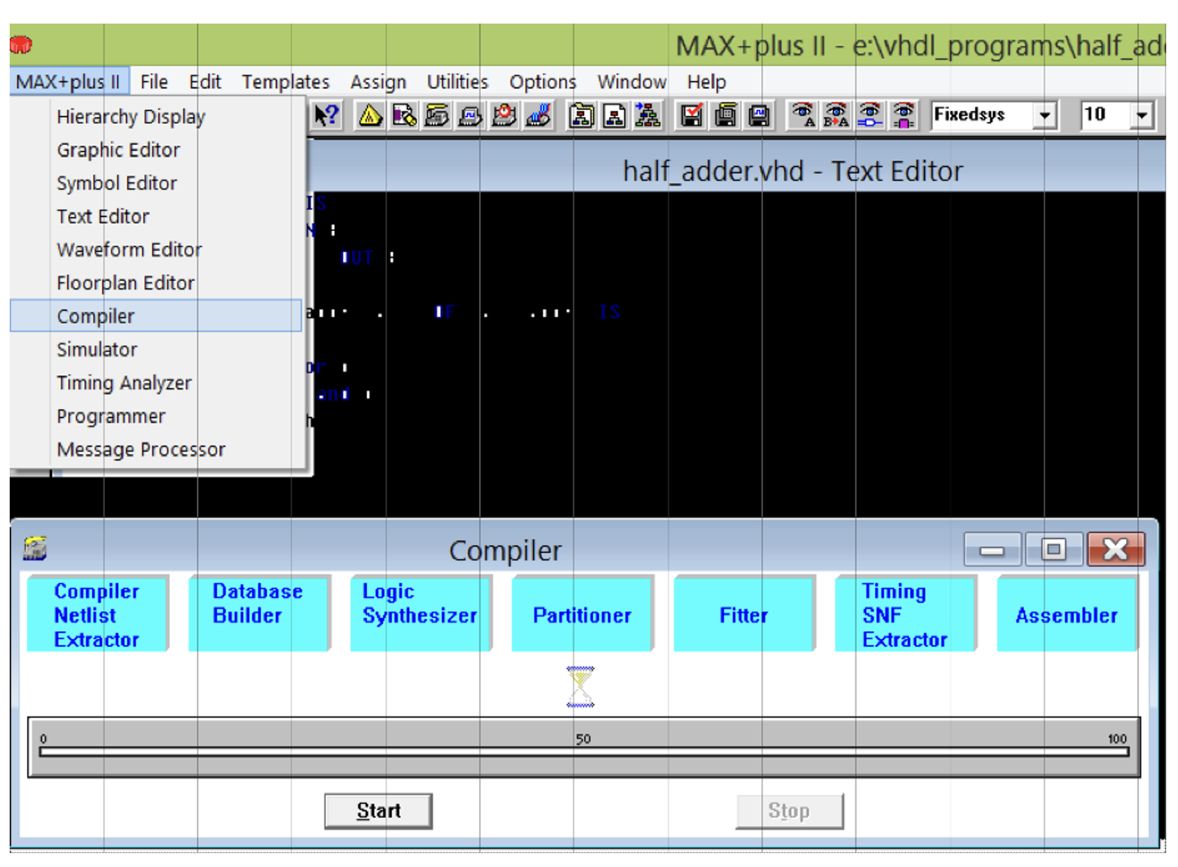 Simulate and verify a Verilog program using MAZ-II