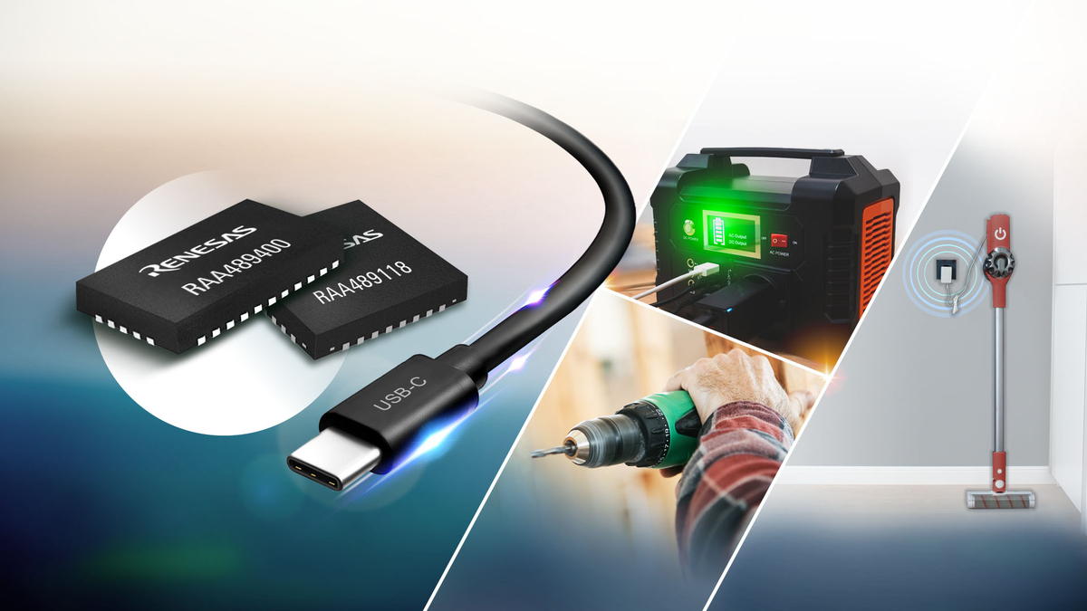 Renesas battery charger IC handles 2-7 cell configuration