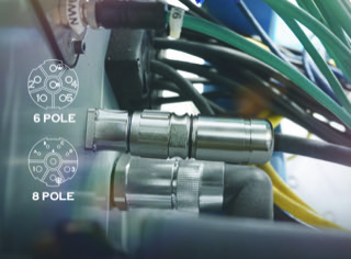 Mencom connectors rated for 600 V/30 A in industrial applications