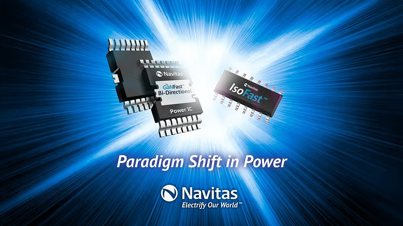 Navitas GaN ICs feature monolithic integration with merged drain structure