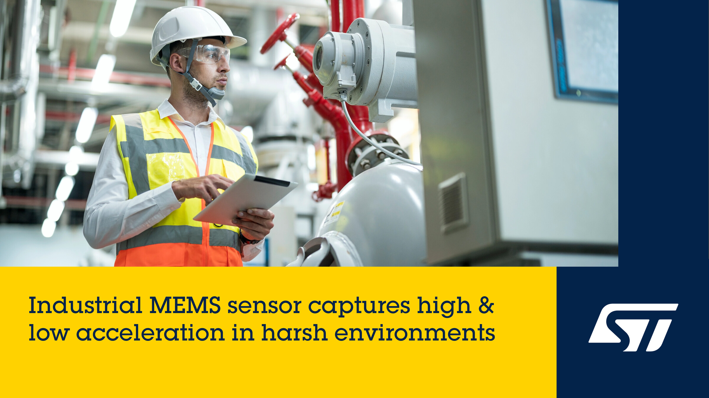 STMicroelectronics’ motion sensor simplifies industrial IoT system design